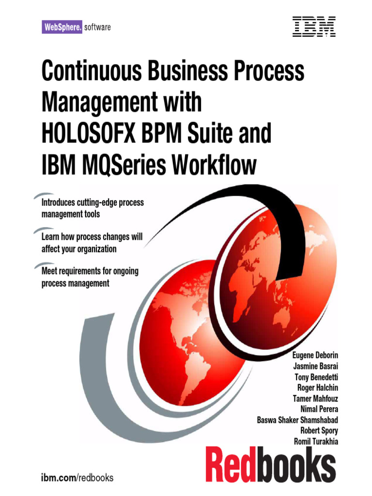Continuous Business Process Management With HOLOSOFX BPM Suite and IBM MQSeries Workflow | PDF ...