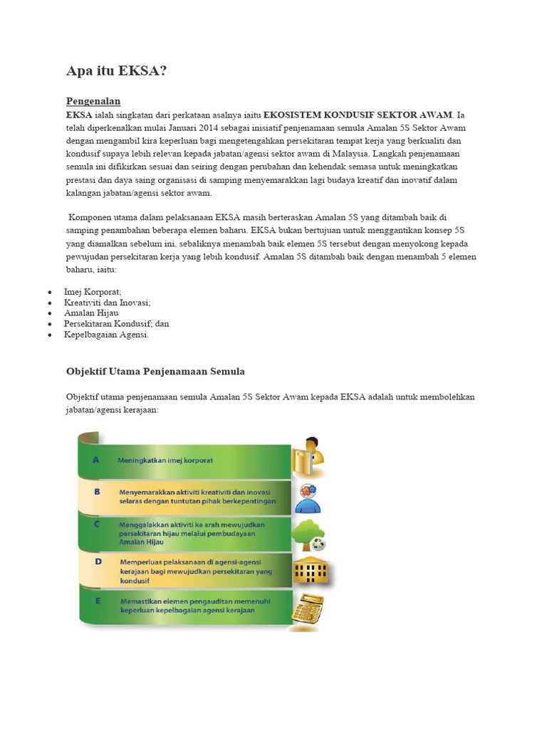 Apa itu EKSA | PDF