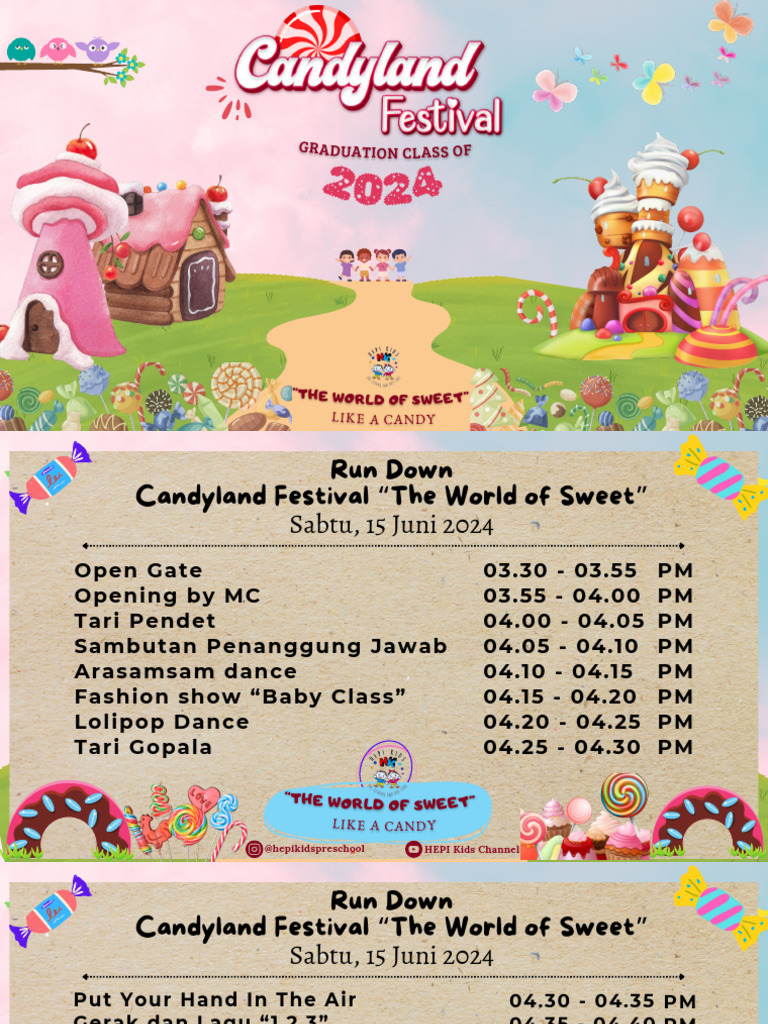 Rundown Graduation Candyland Festival | PDF