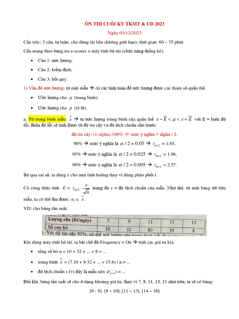 On Thi CK 2023 | PDF
