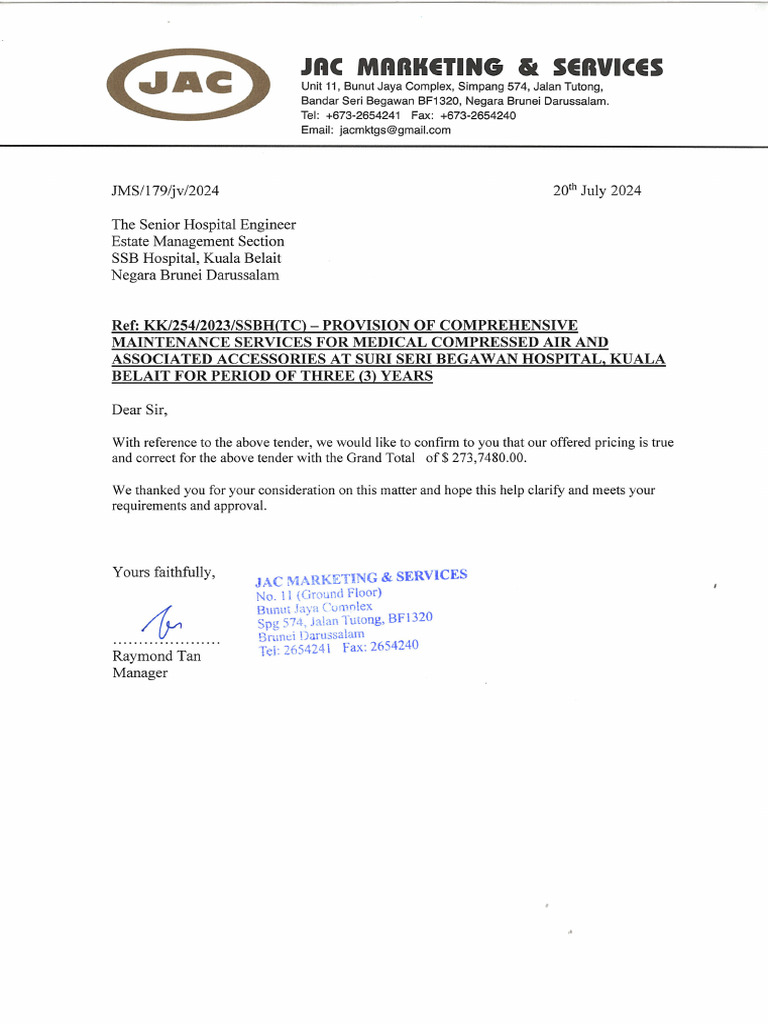 Confirmation Letter | PDF