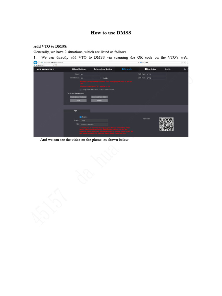 How To Use DMSS | PDF | Computers