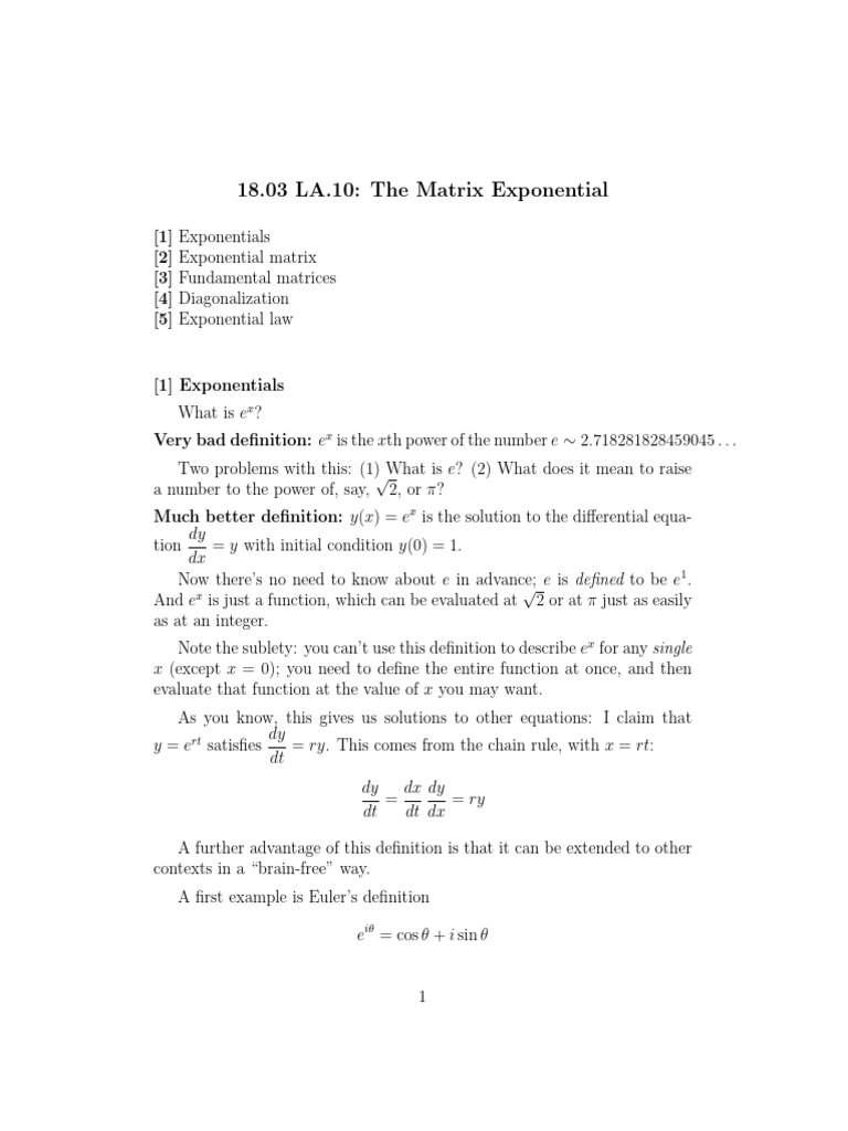 La 10 | PDF | Eigenvalues And Eigenvectors | Matrix (Mathematics)