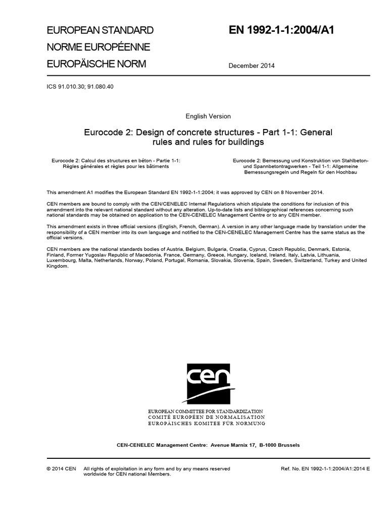 European Standard Norme Européenne Europäische Norm | PDF | Computers ...