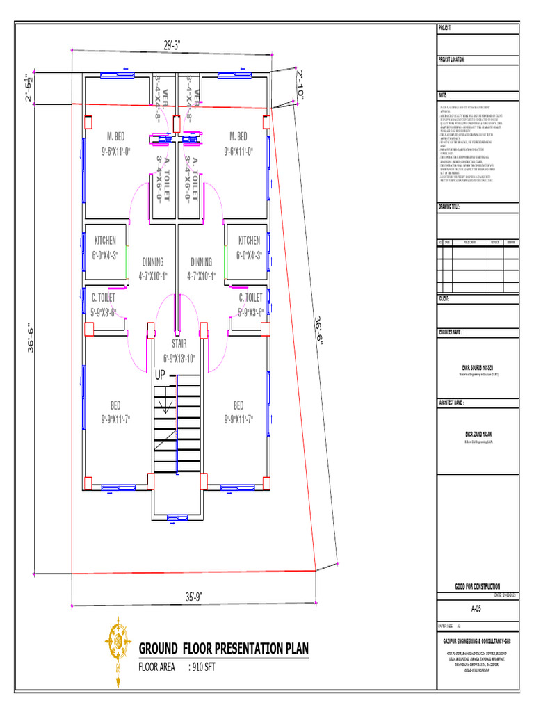 Ground Floor Plan | PDF | Real Estate | Engineering