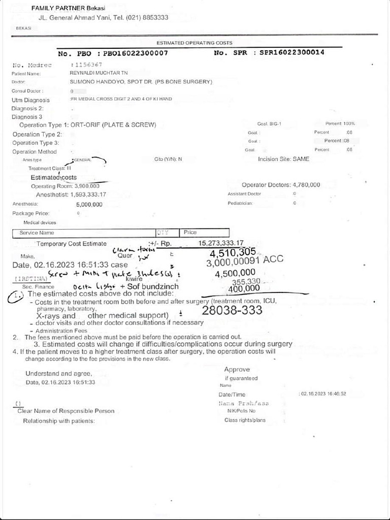 Estimated Operating Cost | PDF