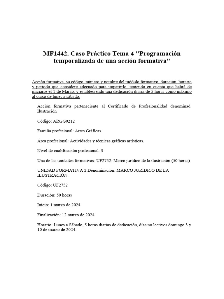 MF1442 Caso Practico 4 | PDF | Justicia | Crimen y violencia