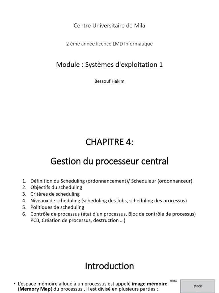 Définition de l'ordonnanceur en OS | PDF | Thread (informatique ...
