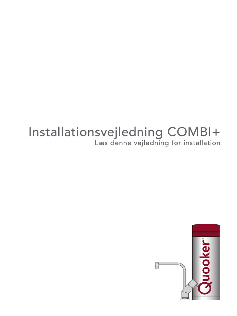 Installationsvejledning Combiplus DK v18 | PDF