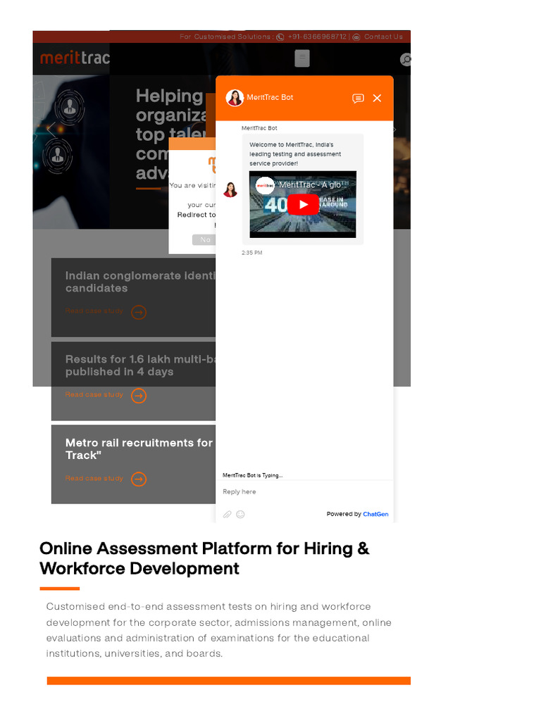 MeritTrac Online Assessment Platform | PDF | Recruitment
