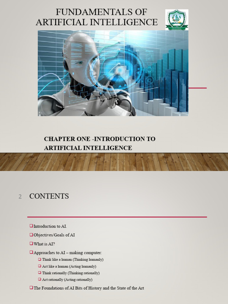 Chapter 1 AI | PDF | Intelligence (AI) & Semantics | Artificial Intelligence