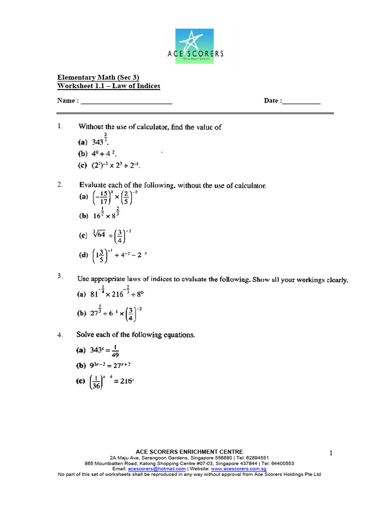 Sec3 Emath Combined | PDF | Mathematical Concepts | Mathematics