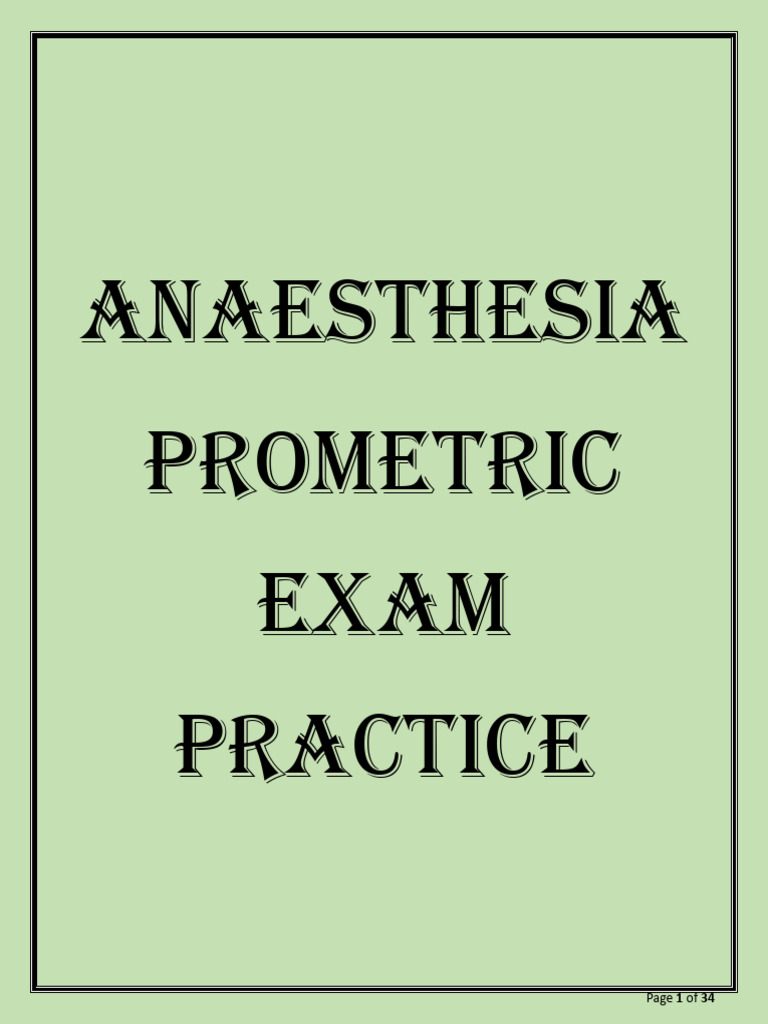 Anaesthesia-1 | Download Free PDF | Anesthesia | Surgical Suture