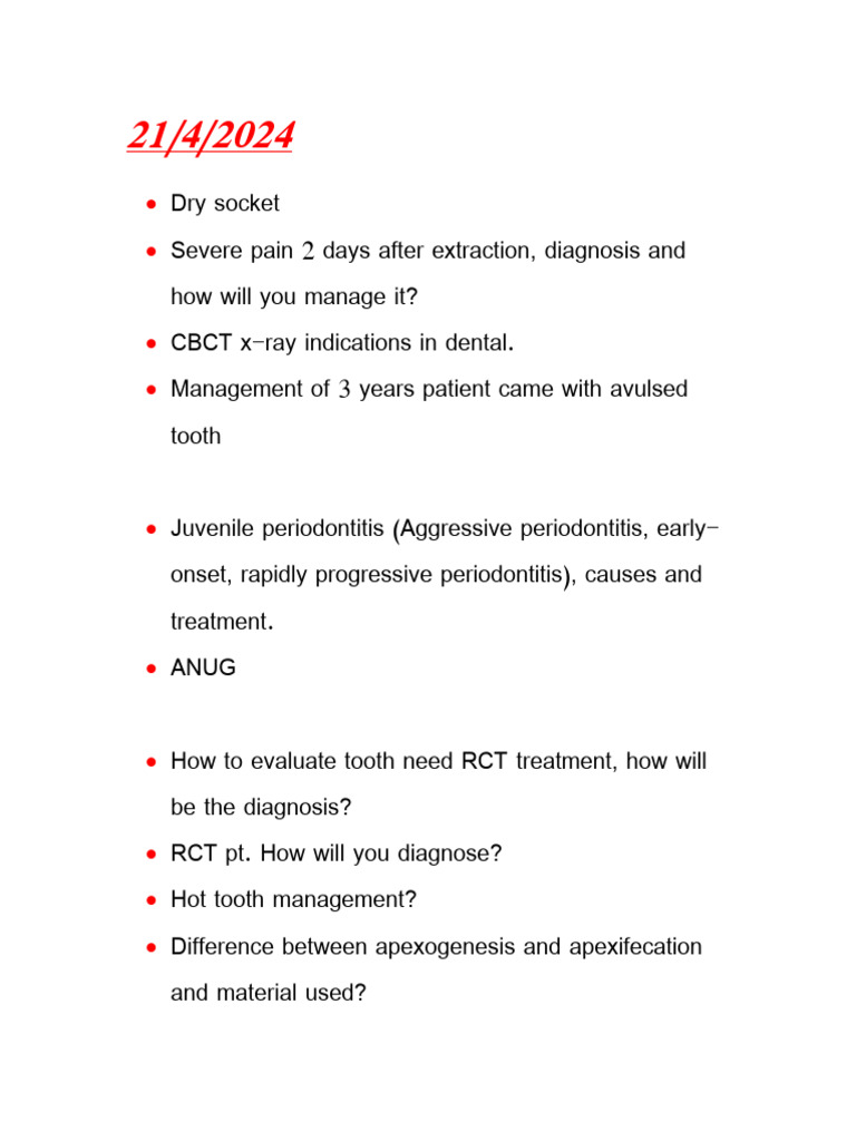 Viva April Qs 21-4-2024 (DR - Samah Hassan) | PDF