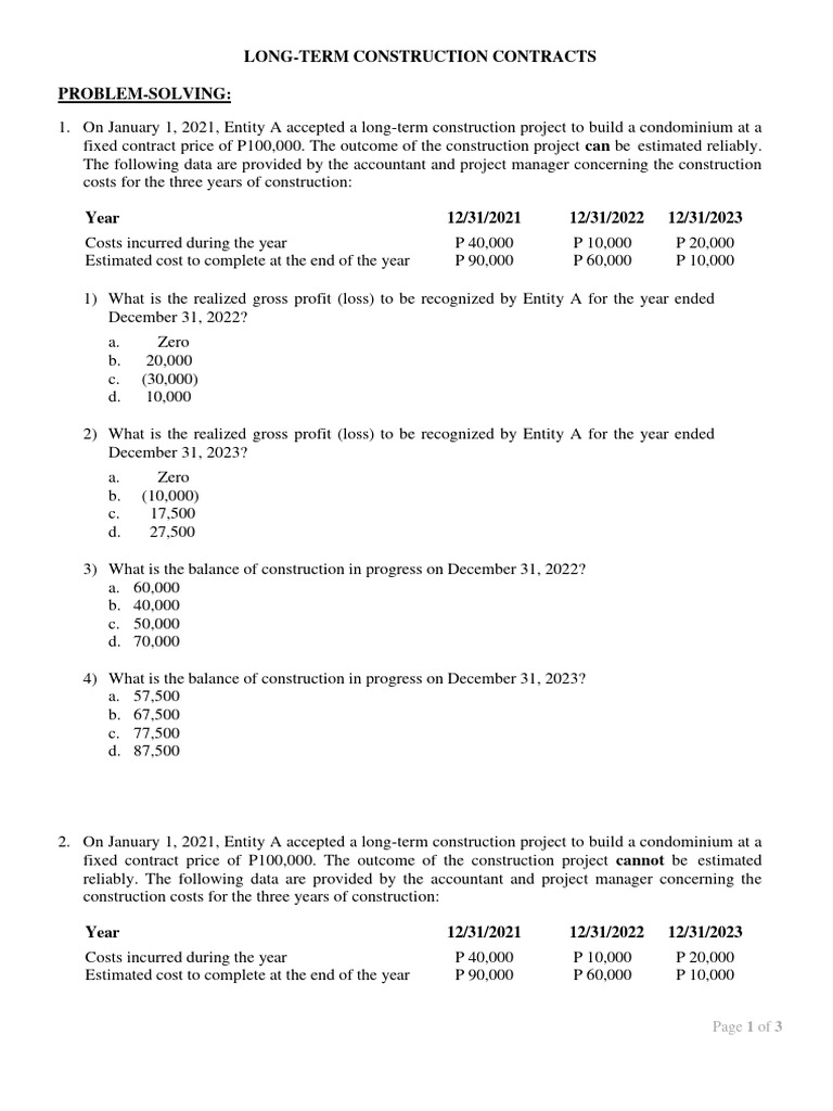 GCC-Long-Term-Construction-Contracts | PDF | Cost | Economies