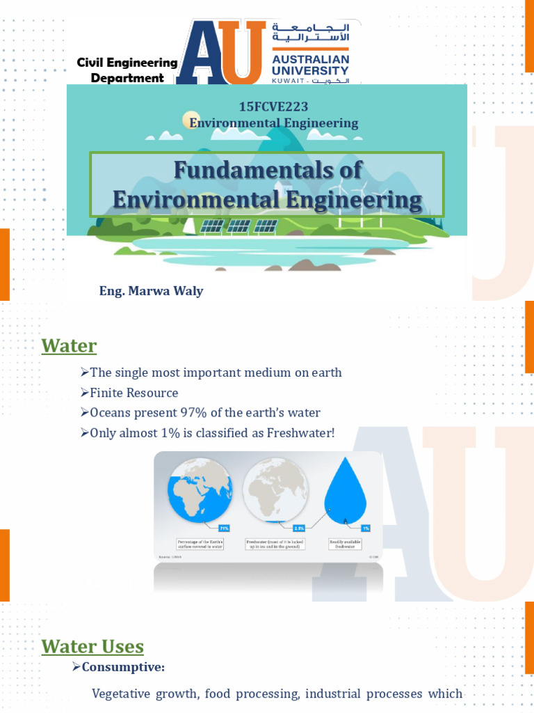 Lec2 Environmental Engineering | PDF | Carbon Cycle | Discharge (Hydrology)