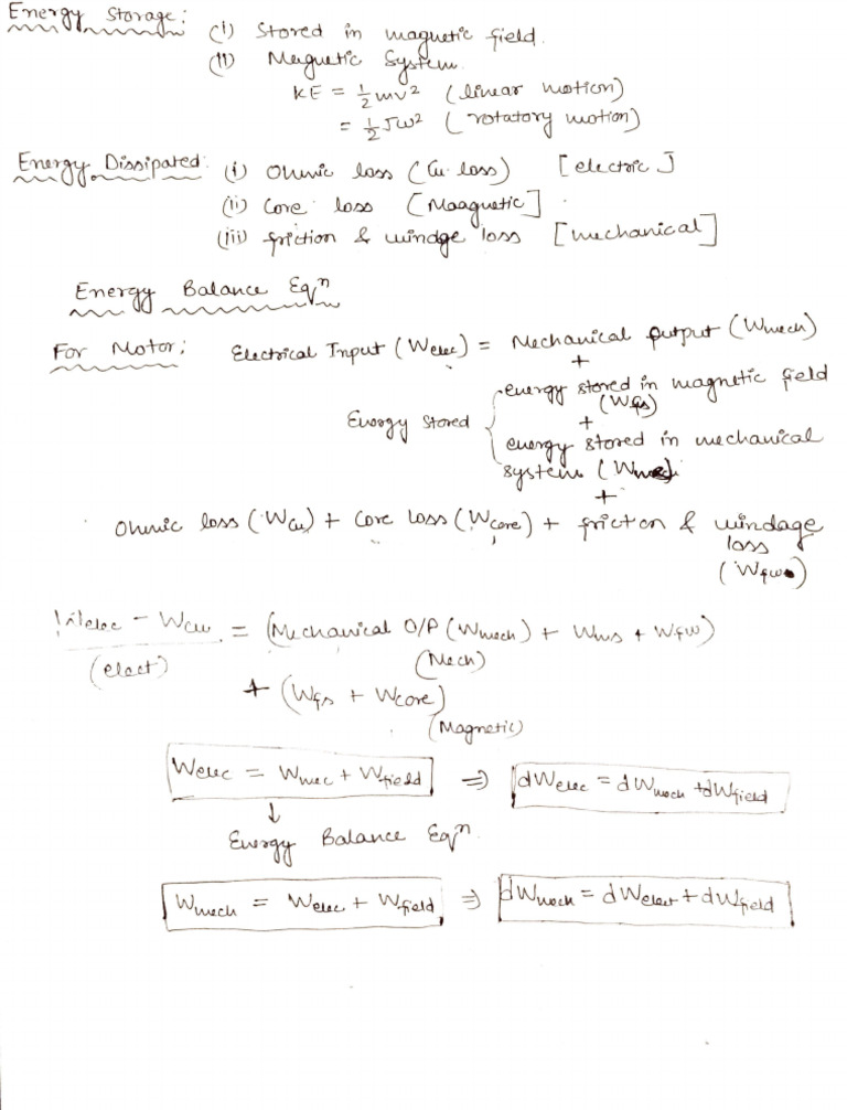 Energy Balance Equation | PDF