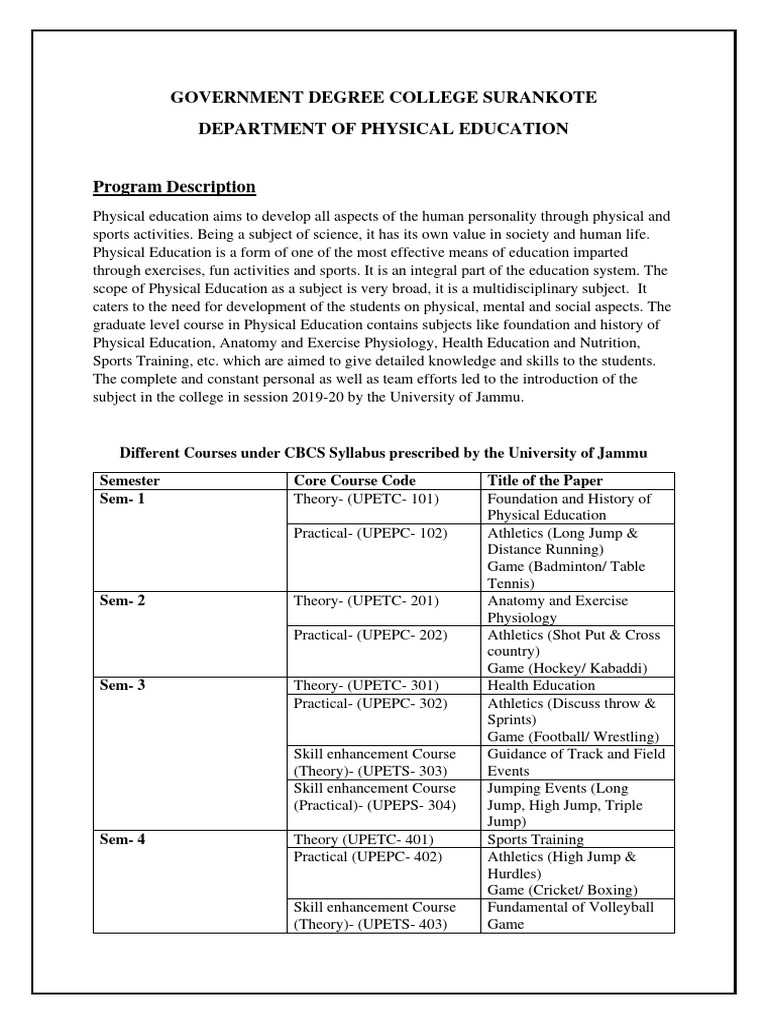 Physical education (1) | Download Free PDF | Track And Field | Physical Education