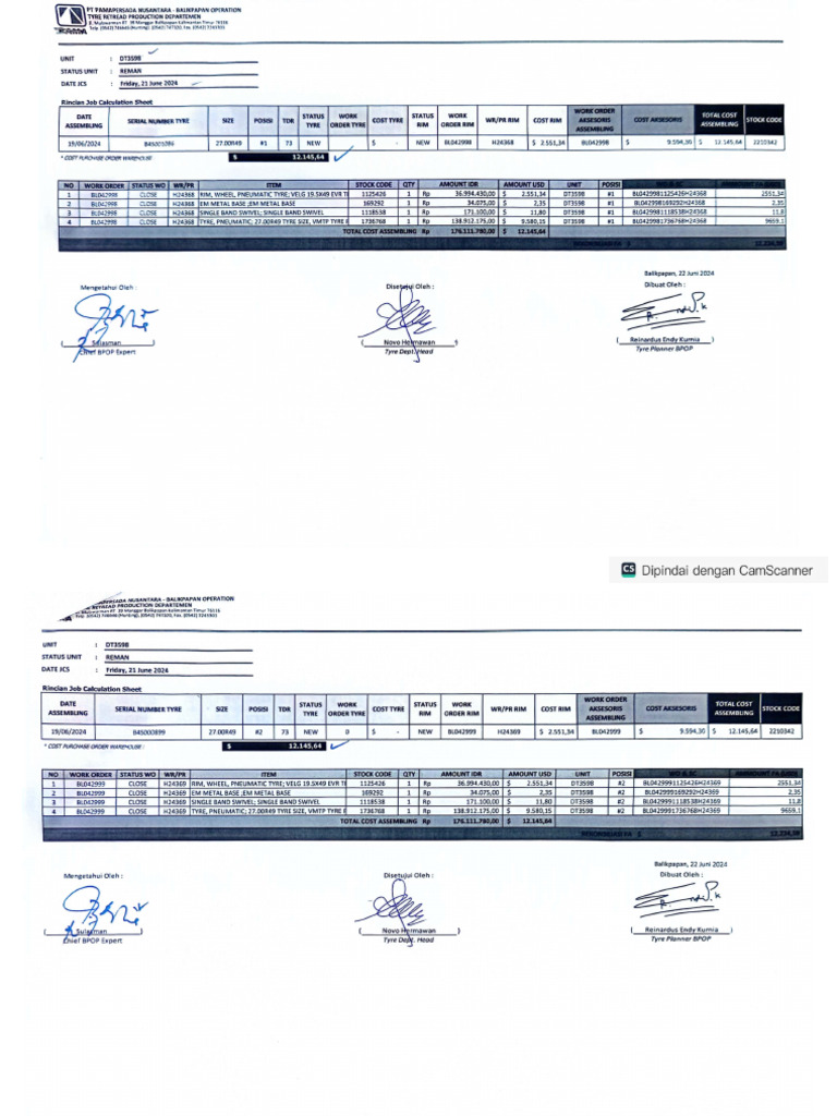 DT3598 #1 - #2 - Reman | PDF