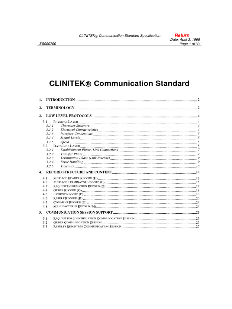 Bayer Clinitek 500 Host | PDF | Information | Bit