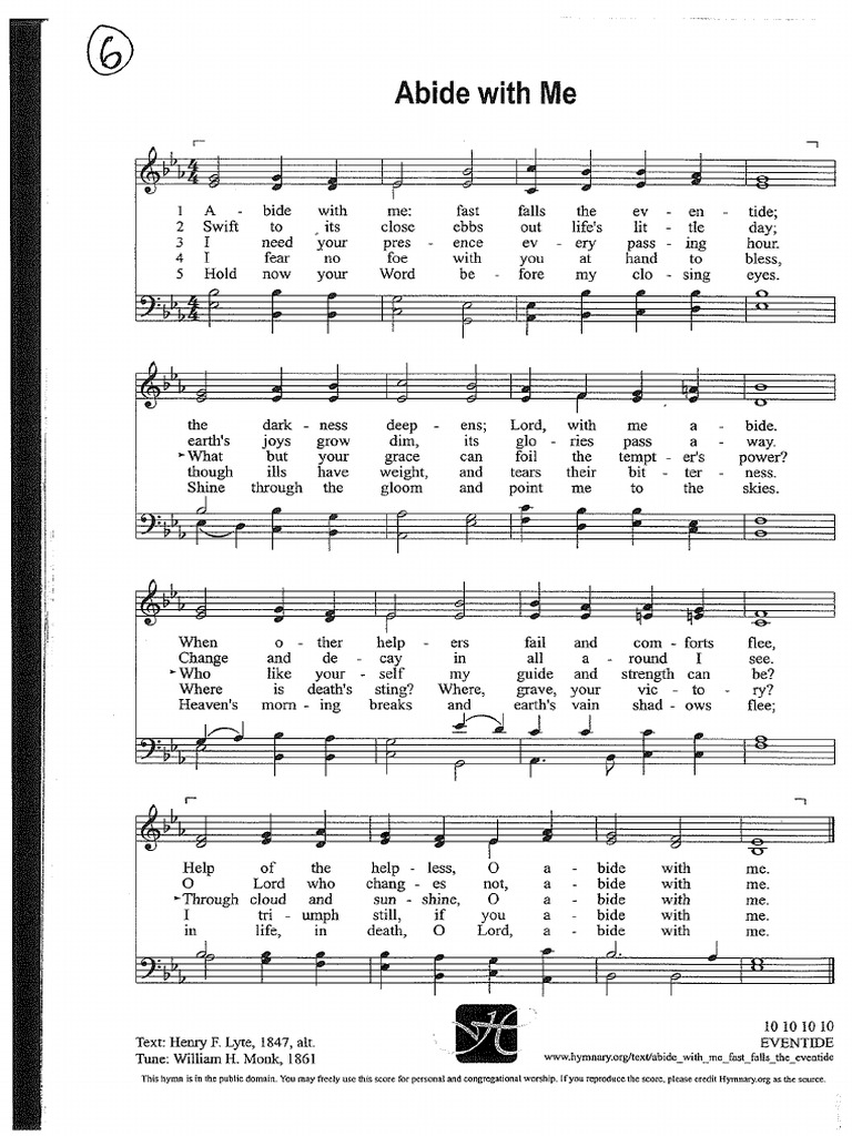 Abide With Me | PDF