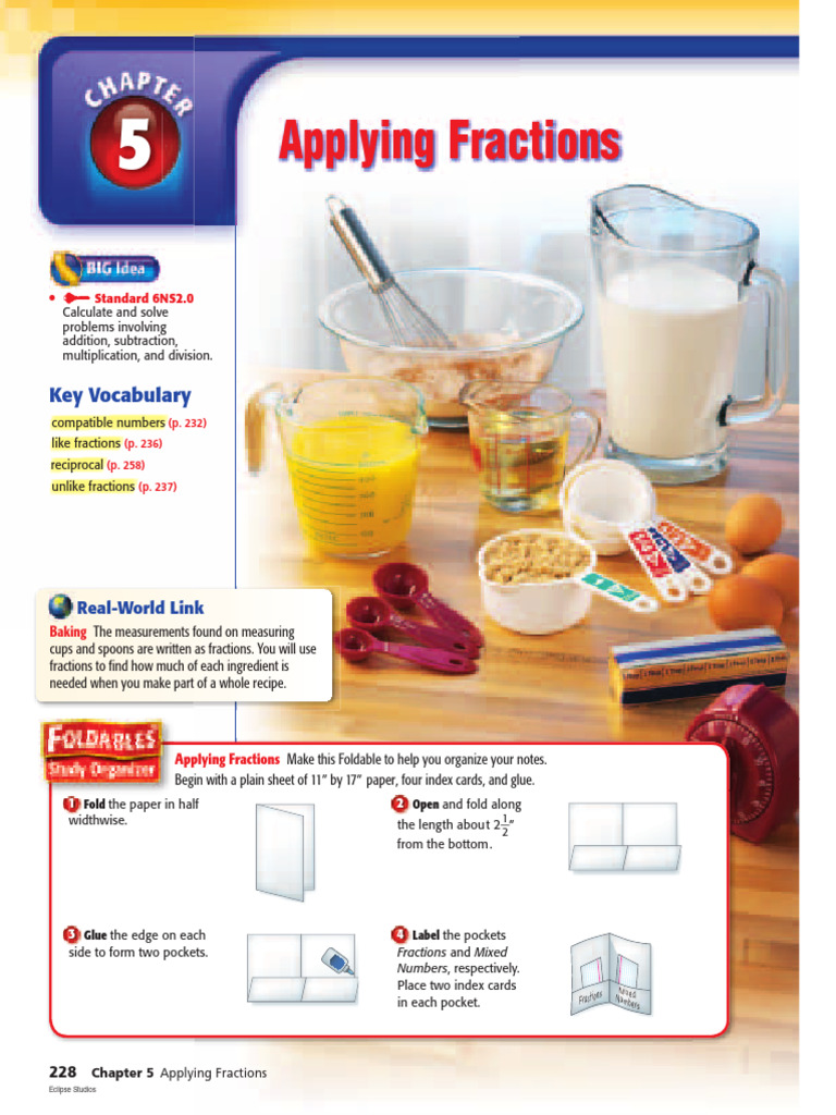 Chapter 5 California Mathematics - Grade 6-5 | PDF | Mathematics ...