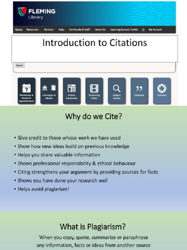 Intro to Citation 1 | PDF