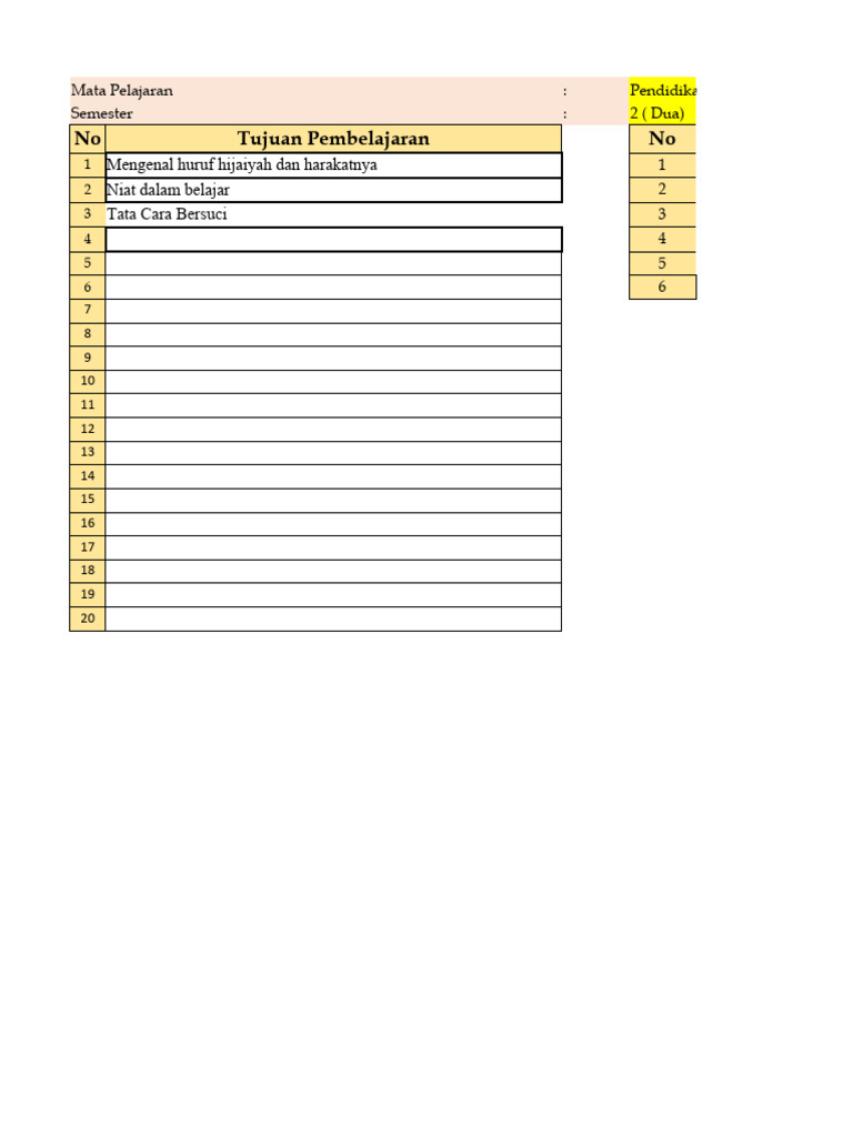 Rapot Bta Kelas 1B - Fix | PDF