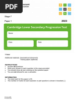 Stage 7 Science - Paper 2 | PDF