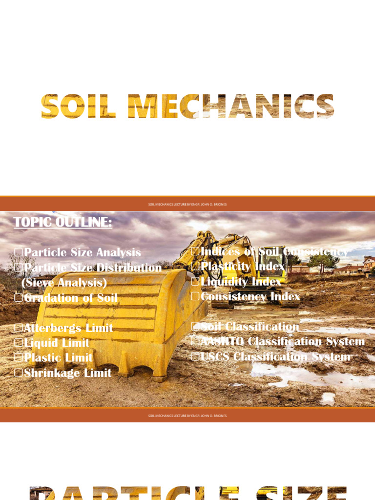 Soil Mechanics Lecture Overview | PDF | Soil Mechanics | Civil Engineering