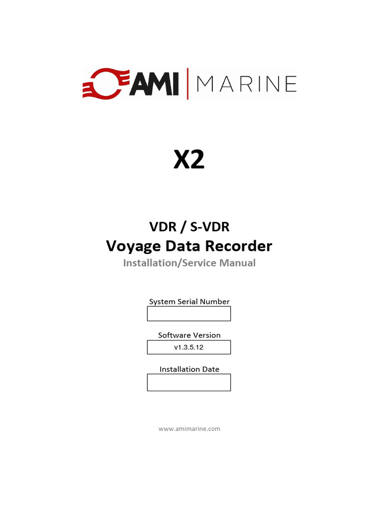 0803 X2 VDR and S-VDR Installation Manual Iss01 Rev16 | PDF | Computer ...