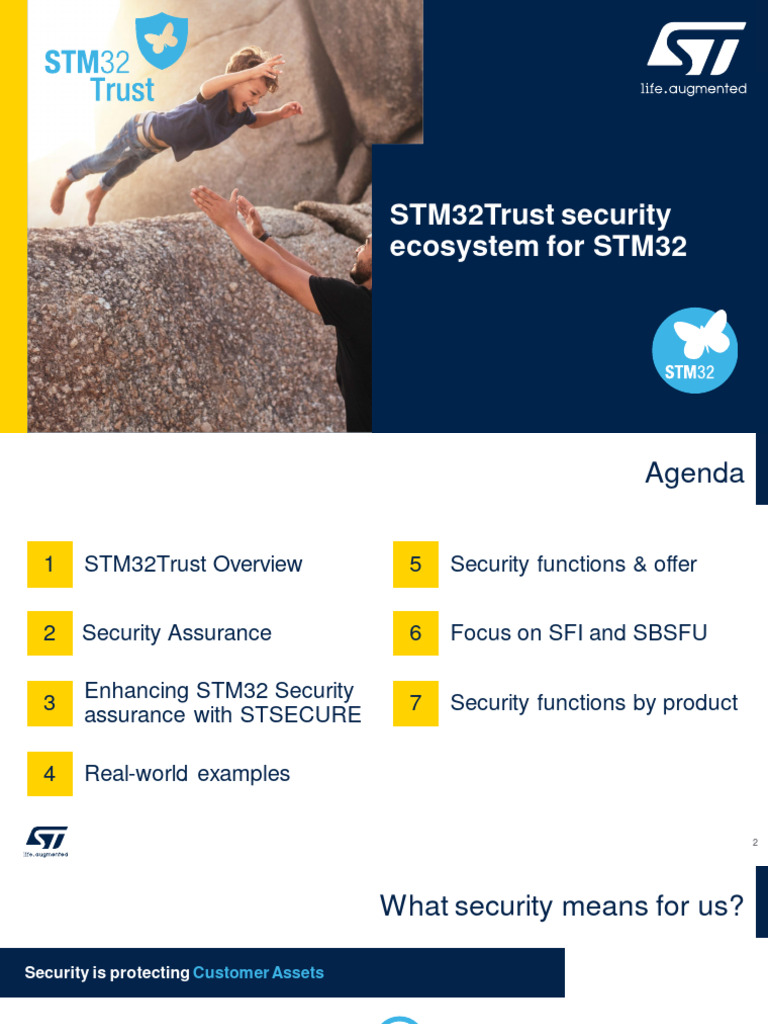 ST - STM32Trust Product Overview | PDF | Security | Computer Security
