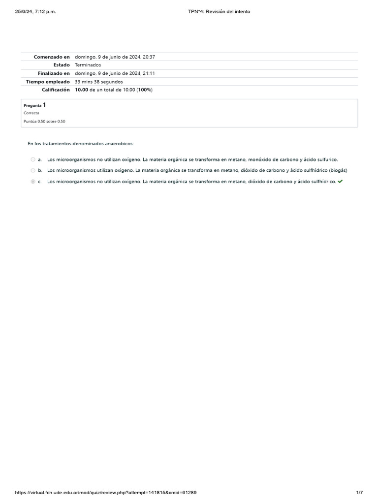 TPN°4 - Revisión Del Intento-1 | PDF | Aguas residuales | Agua