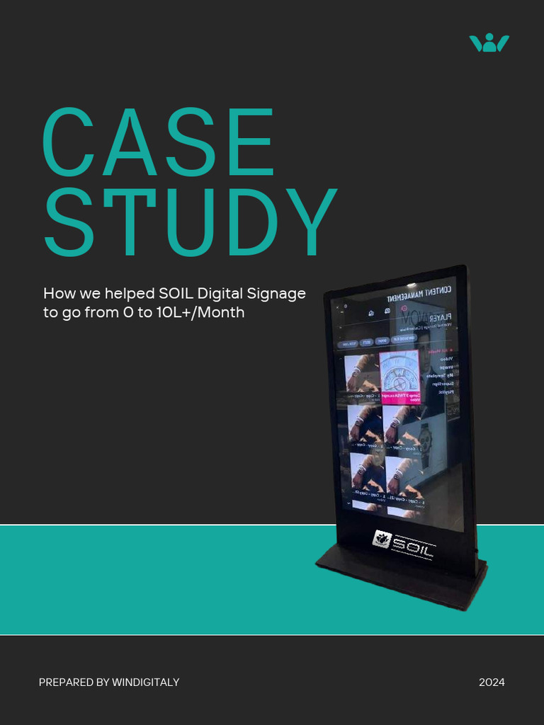 Soil Digital Signage Case Study by Windigitaly | PDF | Search Engine ...