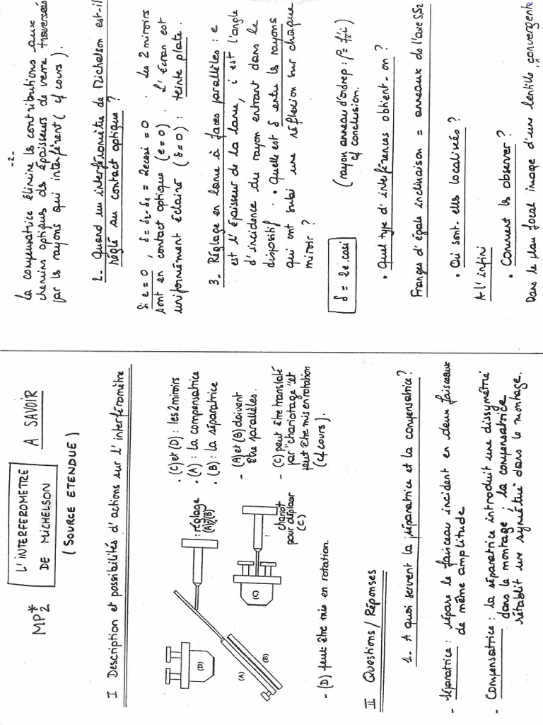 Fiche Michelson | PDF