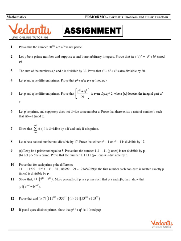 Prmo Rmo Assignment Questions | PDF