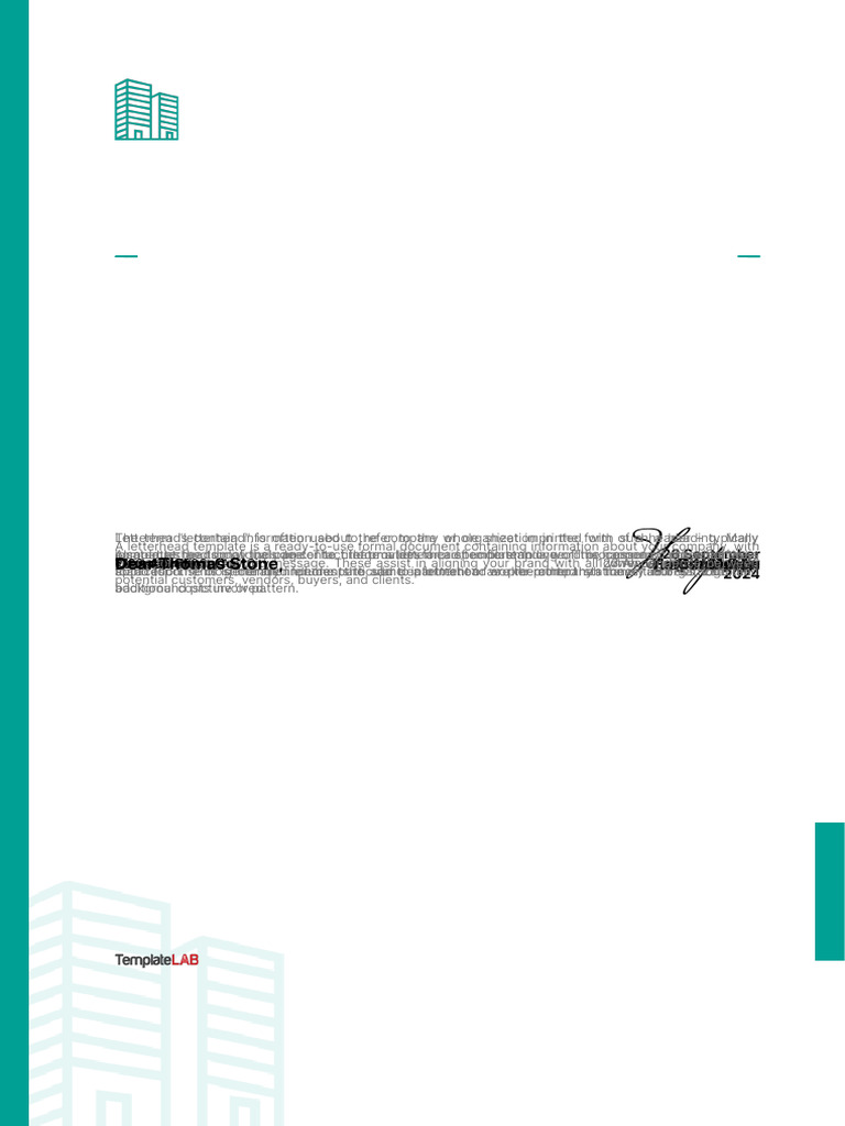 Construction Letterhead Template | Download Free PDF | Computing ...