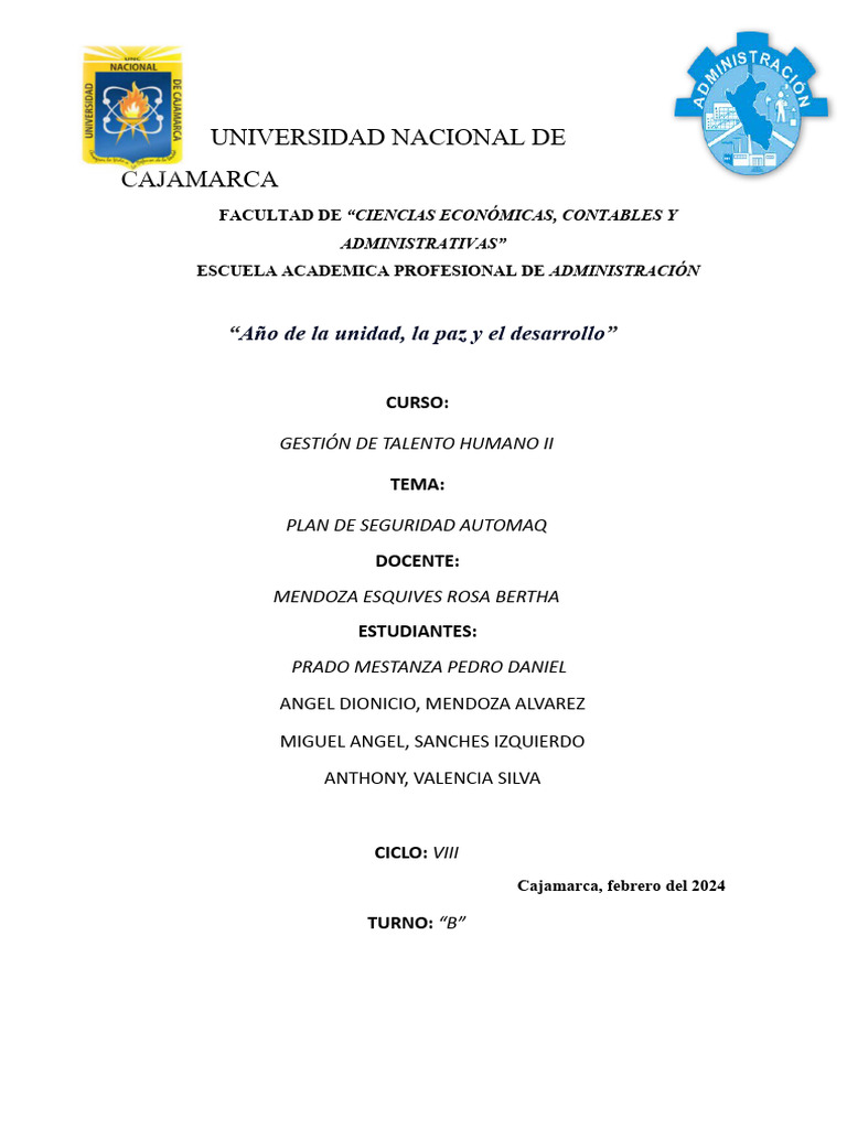 Plan de Ries | PDF | Seguridad y salud ocupacional | La seguridad