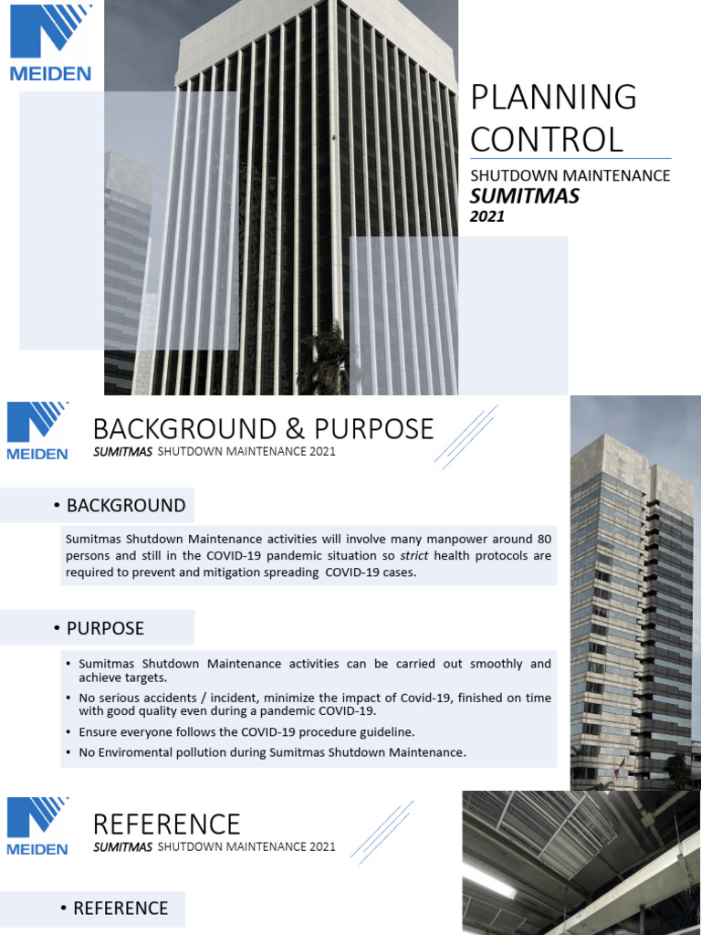 PLANNING CONTROL SHUTDOWN SUMITMAS 2021 | Download Free PDF | Epidemics | Global Health