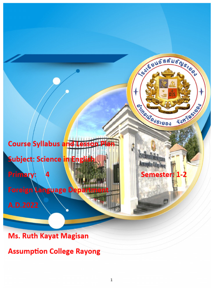 Teacher Curriculm_2022_P4 | PDF | Respiratory System | Blood