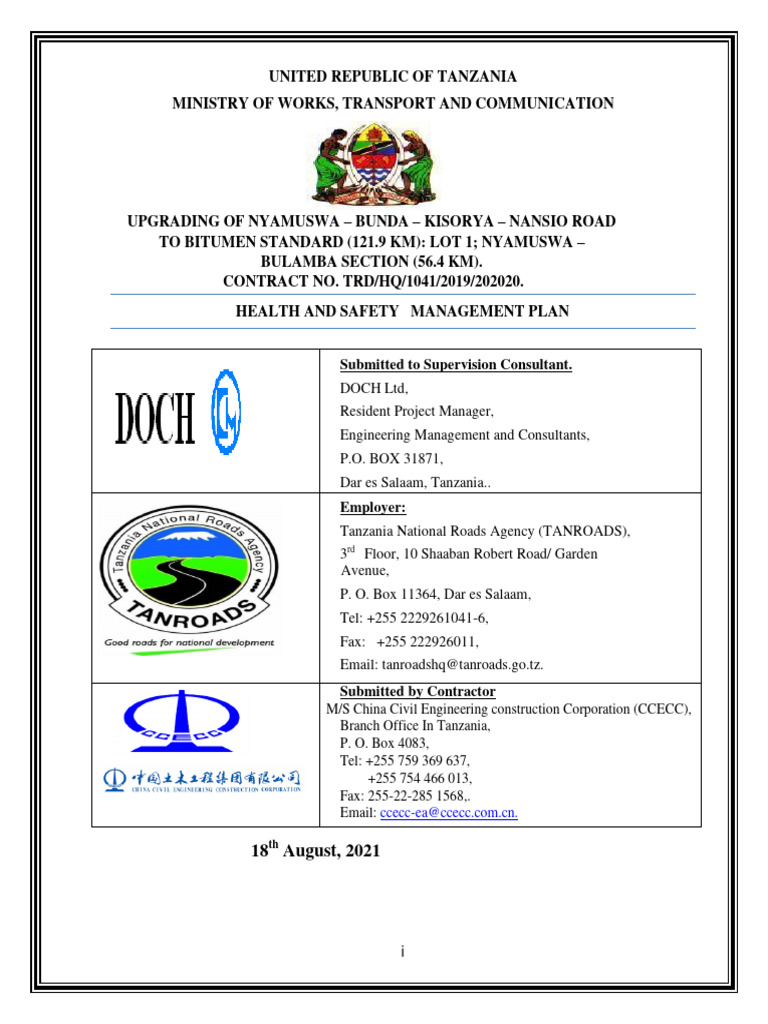 HSMP Ccecc | PDF | Occupational Safety And Health | Risk