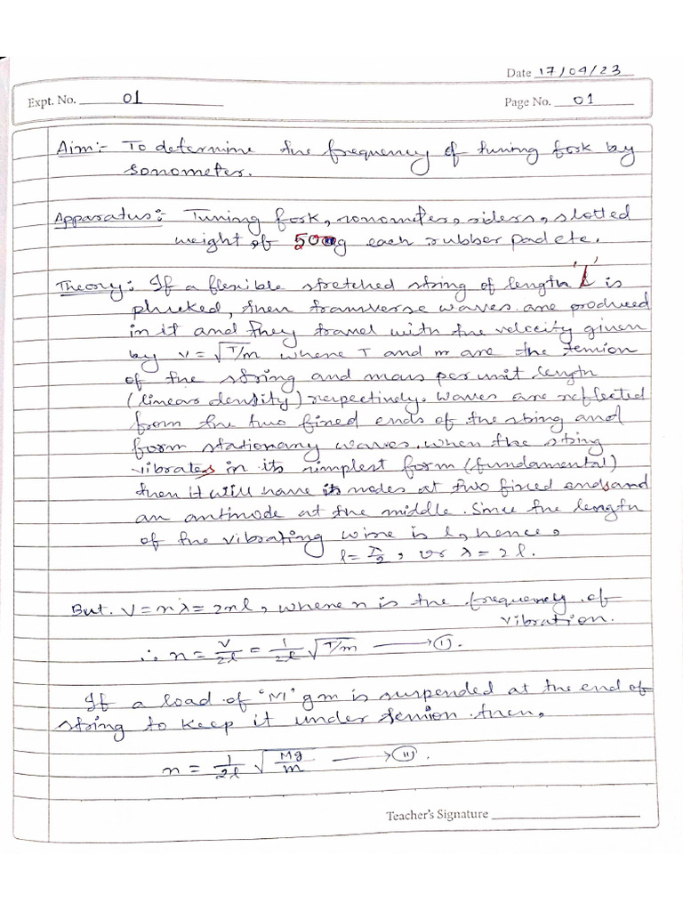 Phy Pract - Exp3 (4th Sem) | PDF