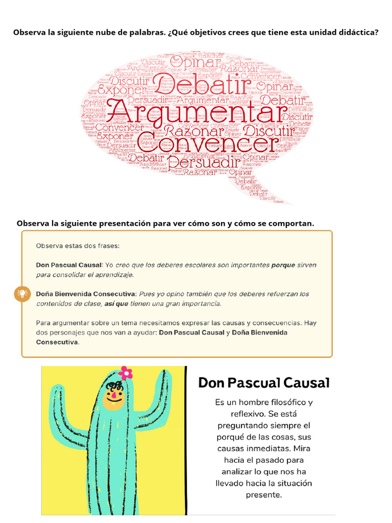 Expresar Opinión y Argumentar | Descargar gratis PDF | Escuelas