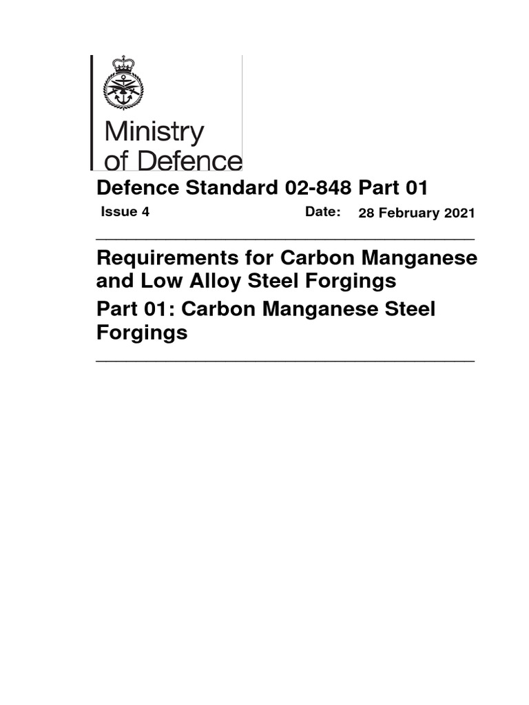 DEF STAN 02-848 Part 1 Iss.4 | PDF | Nondestructive Testing | Steel