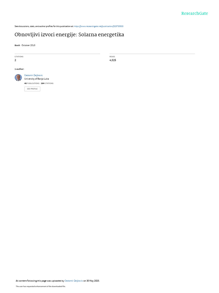 OIE Solarnaenergetika Isecak | PDF