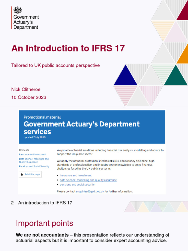 An Introduction To IFRS 17 Webinar 10 October 2023 | PDF | Insurance ...