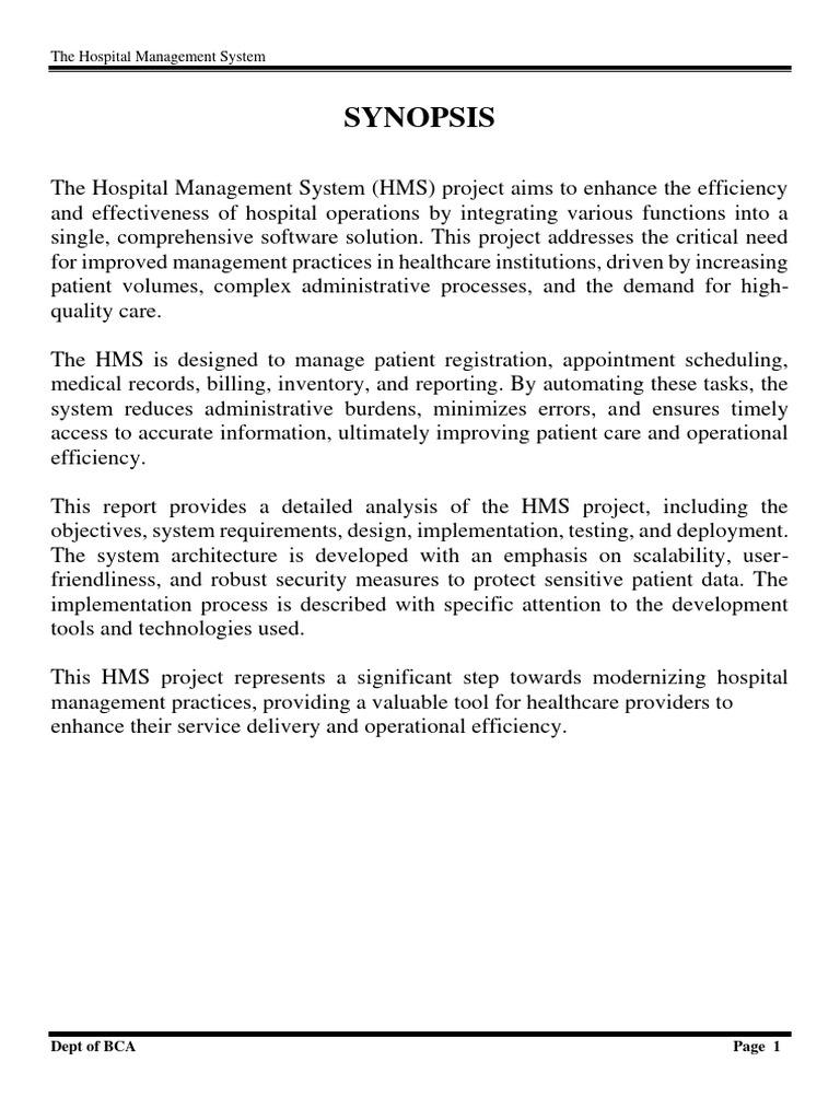 Hms Report | PDF | Php | My Sql