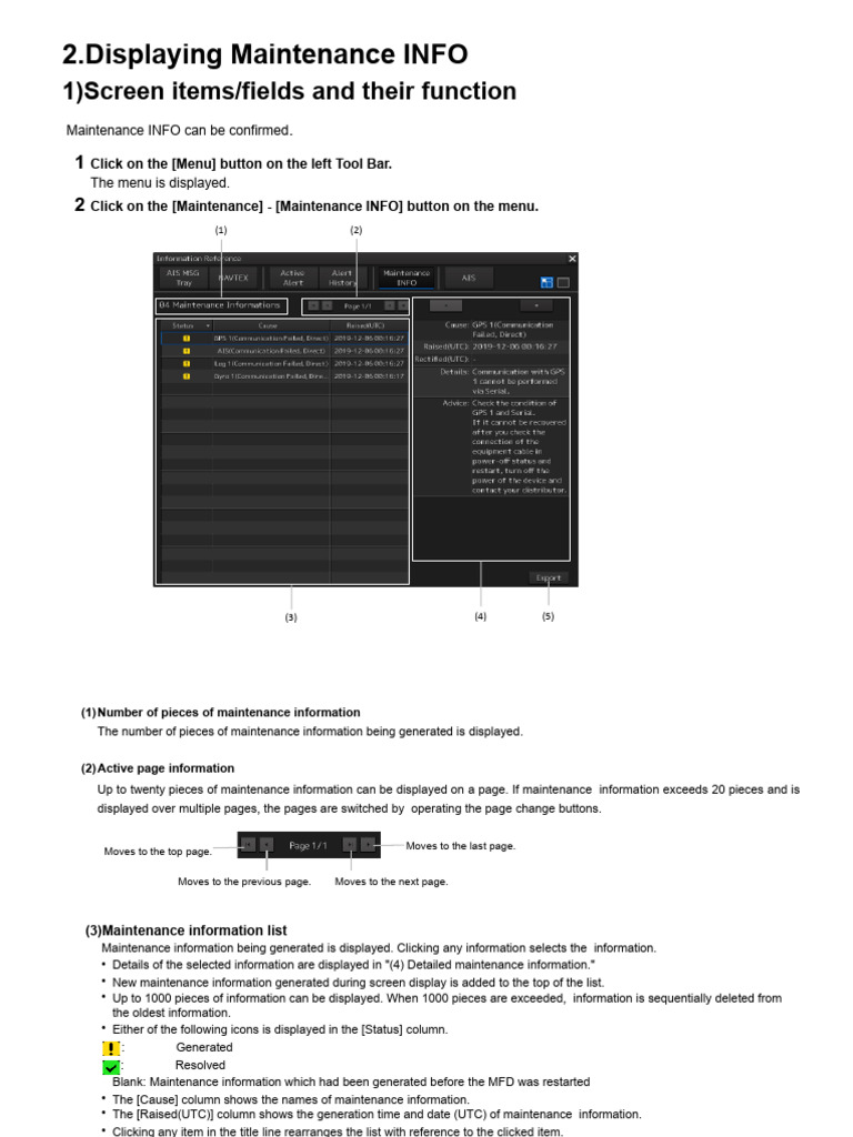 2 MaintenanceInfo | PDF | Button (Computing) | Computer File