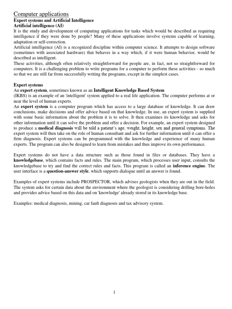 COMPUTER APPLICATIONS | PDF | Simulation | Virtual Reality