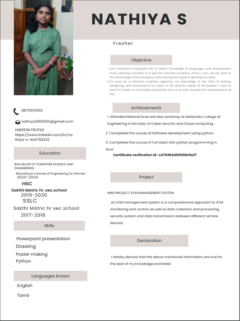 Simple Professional CV Resume | Download Free PDF | Computer Security | Security